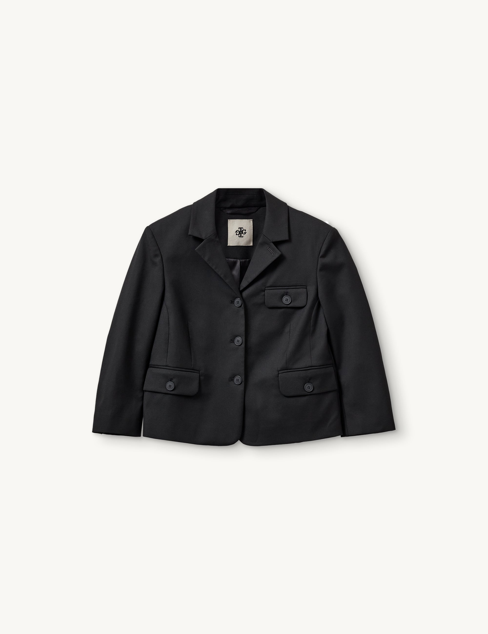 Pluto Fitted Jacket Black